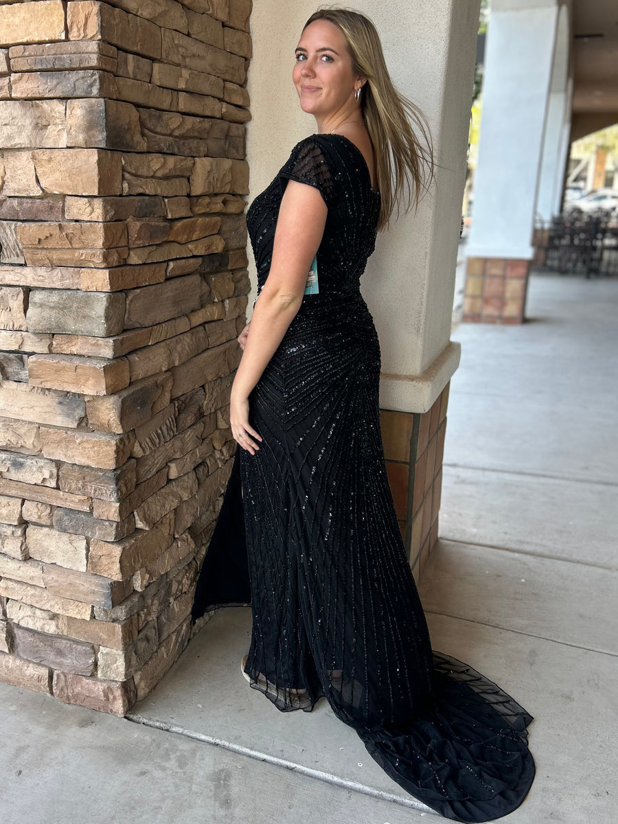 PS329XM Modest Prom Dress – A Closet Full of Dresses