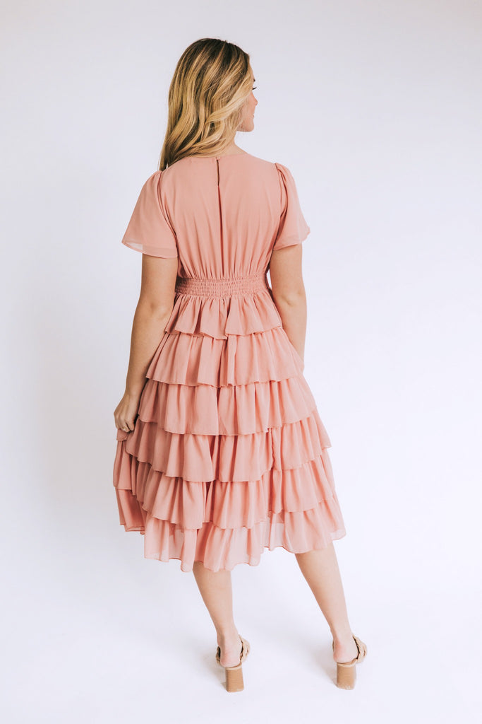 Forever With You Modest Dress in Ash Rose – A Closet Full of Dresses