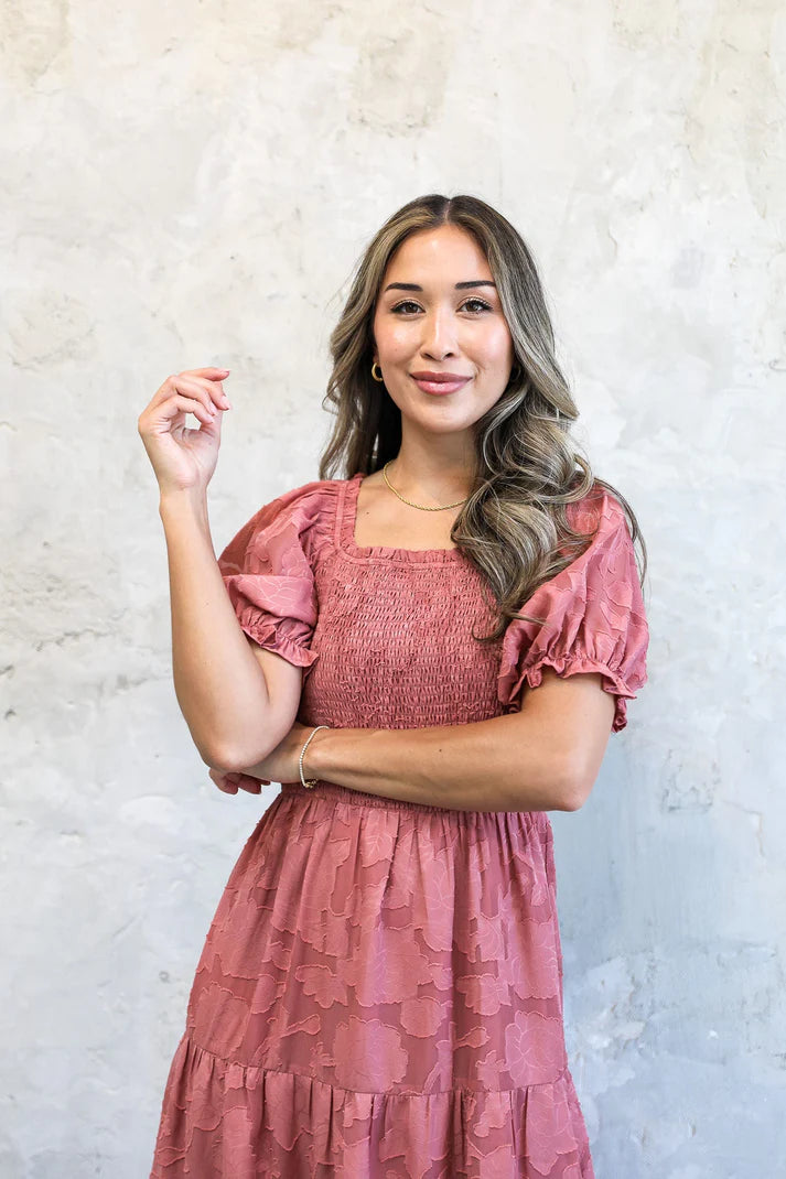 Sherelle Modest Maxi in Rose Quartz – A Closet Full of Dresses