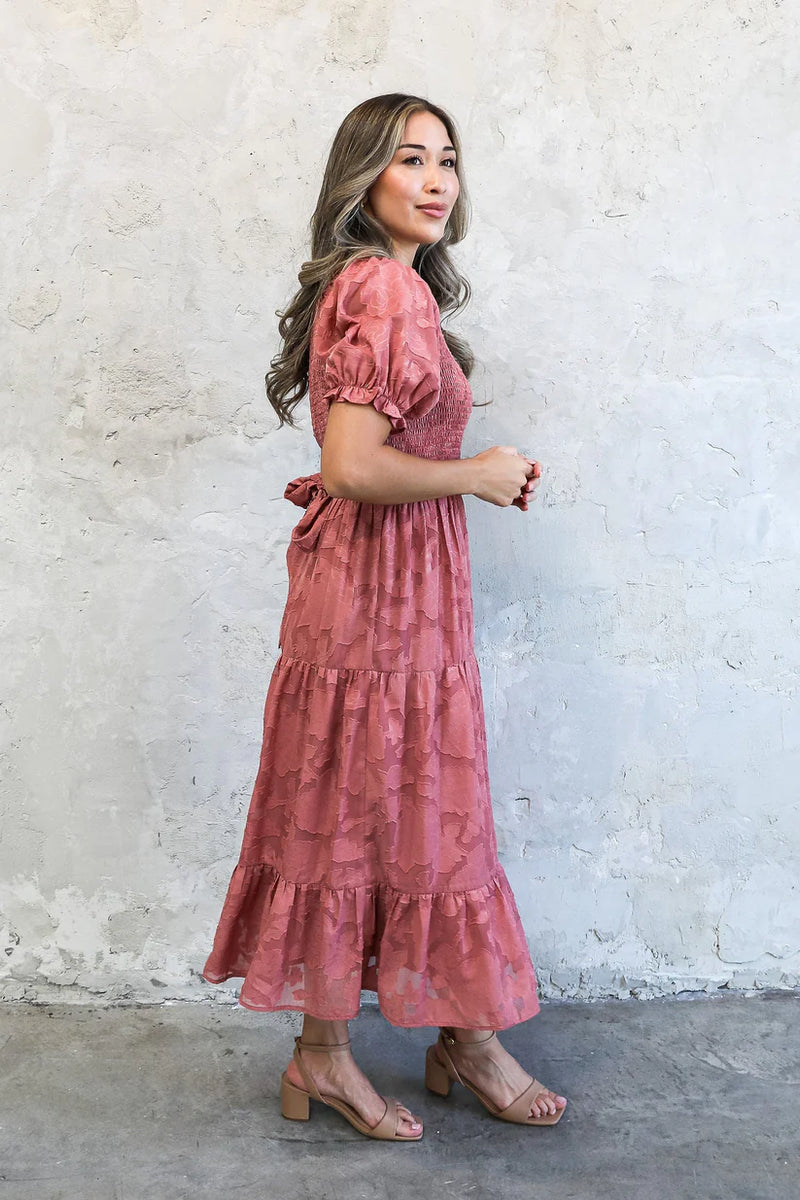 Sherelle Modest Maxi in Rose Quartz – A Closet Full of Dresses